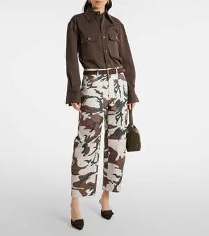 NILI LOTAN Shon Camouflage Cargo Pants - Multicoloured