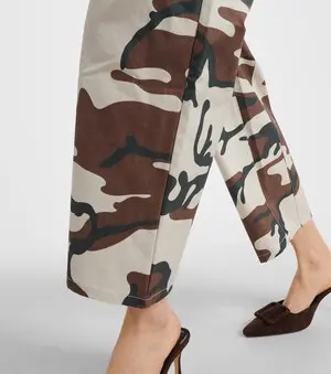 NILI LOTAN Shon Camouflage Cargo Pants - Multicoloured