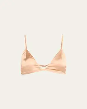 Kiki De Montparnasse Tous Les Jours Soft Wireless Triangle Bra Fawn