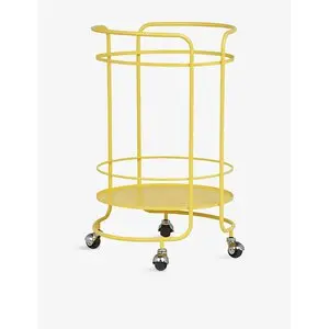 FORNASETTI Round Stainless Steel Food Trolley 40cm - One-color