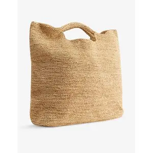 Monday Swimwear Paloma Large Raffia Top-handle Bag