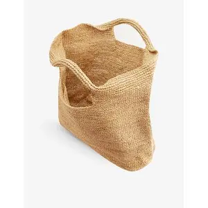 Monday Swimwear Paloma Large Raffia Top-handle Bag