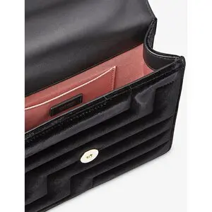 JIMMY CHOO Avenue Quad Velvet Cross-body Bag