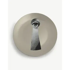 FORNASETTI T&v Porcelain Wall Plate 26cm - One-color