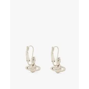 VIVIENNE WESTWOOD Grace Bas Relief Crystal Drop Earrings