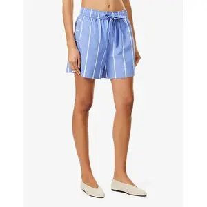ME+EM Drawstring-waist Cotton Shorts