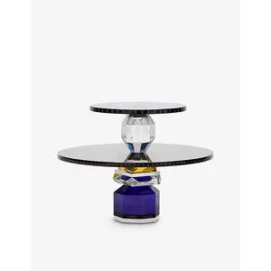 REFLECTIONS COPENHAGEN Dallas Tray Crystal Cake Stand 23.8cm - One-color