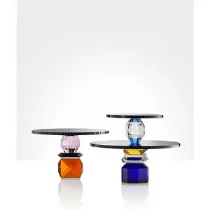 REFLECTIONS COPENHAGEN Dallas Tray Crystal Cake Stand 23.8cm