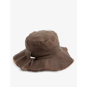 Jacquemus Le Bob Artichaut Cotton Bucket Hat - Brown