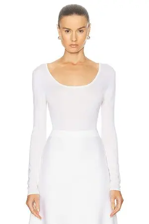 Gabriela Hearst Emily Bodysuit - Ivory