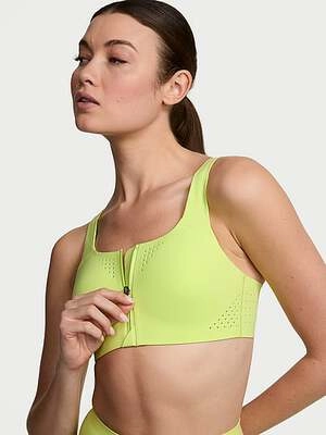 Victoria's Secret Vsx Featherweight Max™ Front-close Sports Bra - Green