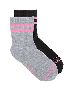 Victoria's Secret Vsx 2-pack Quarter Socks - Print