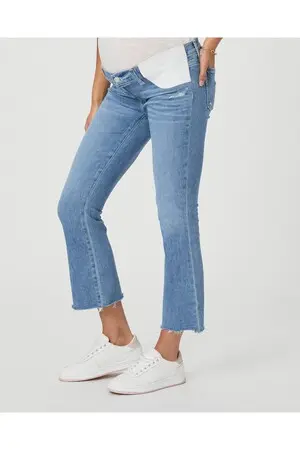 Paige Colette Crop Flare Maternity Jean