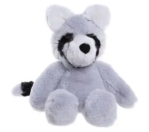 CHARLIE BEARS Soft Plush Riley Raccoon In Cloudy Grey - One-color