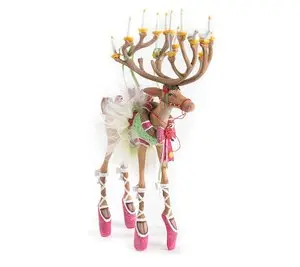 MACKENZIE-CHILDS Dash Away Dancer Reindeer Figu E - One-color
