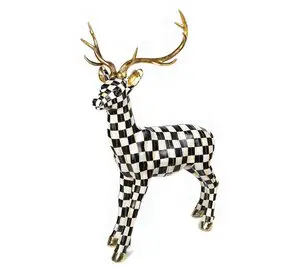 MACKENZIE-CHILDS Courtly Check Outdoor Standing Deer - One-color
