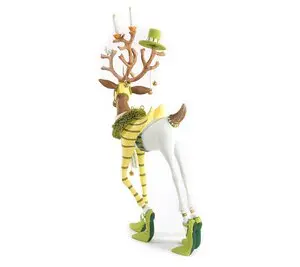 MACKENZIE-CHILDS Dash Away Prancer Reindeer Fig Re