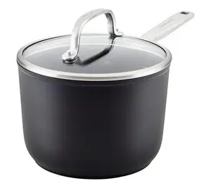 KITCHENAID Hard-anodized Nonstick Sauce Pan Wit H Lid, 2qt - One-color