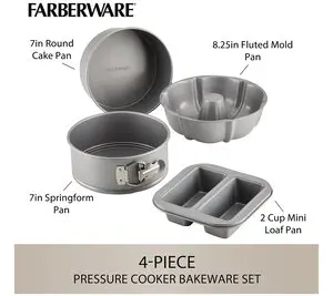 FARBERWARE Specialty Nonstick Bakeware 4-piece Et