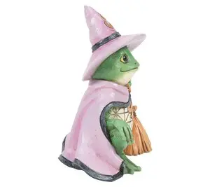 JIM SHORE Frog Witch Mini Figurine