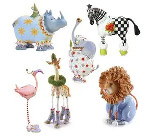 MACKENZIE-CHILDS Jambo Mini Ornament Set