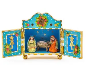 MACKENZIE-CHILDS Mini Nativity Retablo - One-color