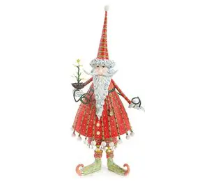 MACKENZIE-CHILDS Dash Away Dashing Santa Figure - One-color