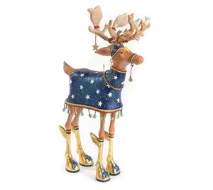 MACKENZIE-CHILDS Dash Away Comet Reindeer Figur - One-color