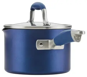 ANOLON Advanced Home Hard-anodized Straining Sa Ucepan, 2qt