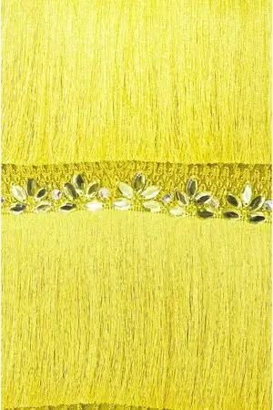 PatBO Hand-beaded Fringe Mini Dress