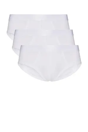 CDLP 3 Pack Y Briefs - White