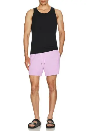 CDLP Dry Nylon Poplin Swim Trunks In Lavender - Lilac