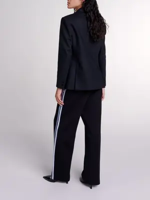 Maje Embroidered Suit Jacket