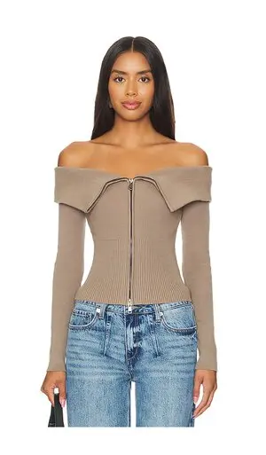 LOVERS AND FRIENDS Giugno Zip Cardigan