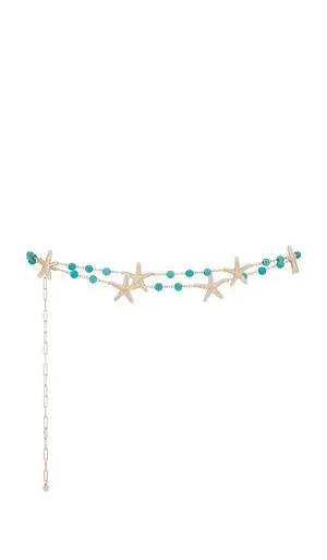 Ettika Starfish Waist Belt - Blue