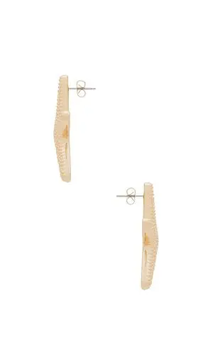 Ettika Starfish Stud Earrings - Gold