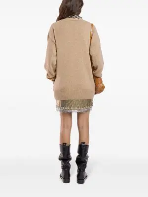 Rabanne Buttoned Cardigan - Neutrals