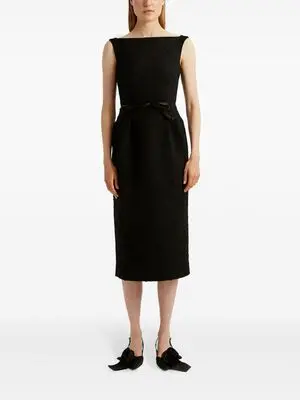 Erdem Sleeveless Midi Pencil Dress - Black