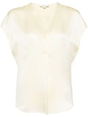 Vince Silk Blouse - Yellow