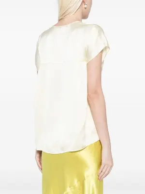 Vince Silk Blouse - Yellow
