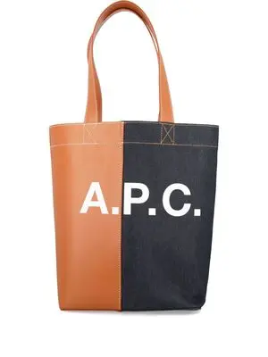 A.p.c. Axel Tote Bag - Brown