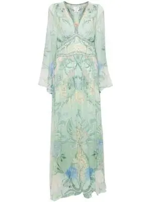 Camilla Floral Print Maxi Dress