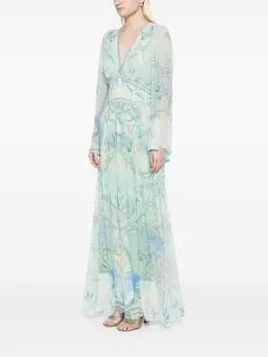 Camilla Floral Print Maxi Dress