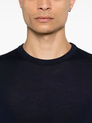 Kiton Wool Sweater - Blue