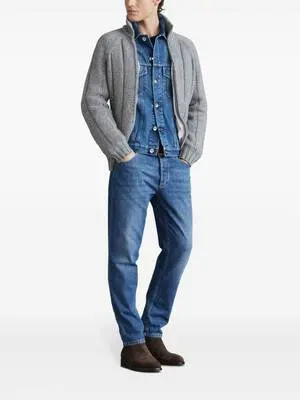 Brunello Cucinelli Ribbed-knit Cashmere Jacket