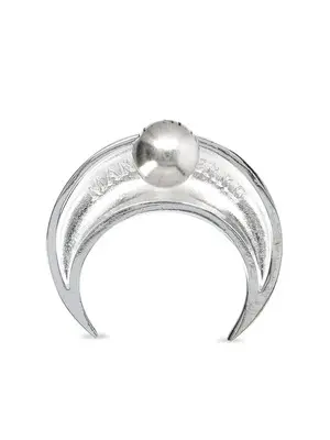 MARINE SERRE Moon Earring - Silver