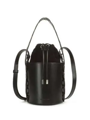 SERGIO ROSSI Sr Mermaid Bucket Bag - Black