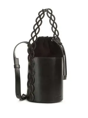 SERGIO ROSSI Sr Mermaid Bucket Bag - Black