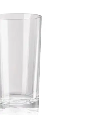 Versace Medusa Lumière Long Drink Glass - White