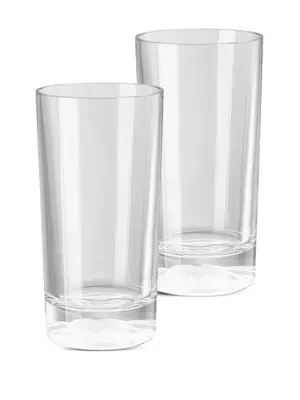 Versace Medusa Lumière Long Drink Glass - White